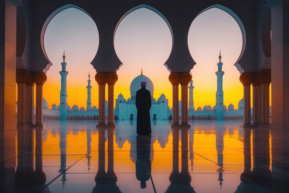 Muslim imam looking beautiful mosque | Premium Photo - rawpixel