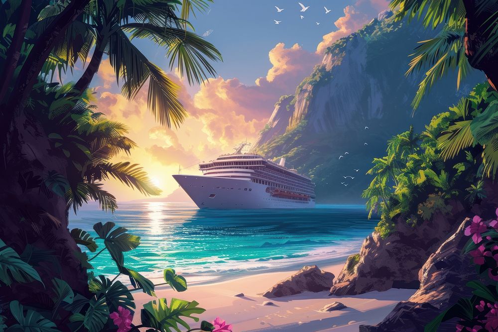 Nature nature ship sea. | Premium Photo Illustration - rawpixel