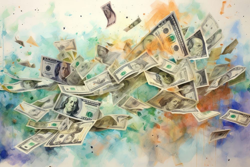 Falling bank notes background money | Free Photo Illustration - rawpixel