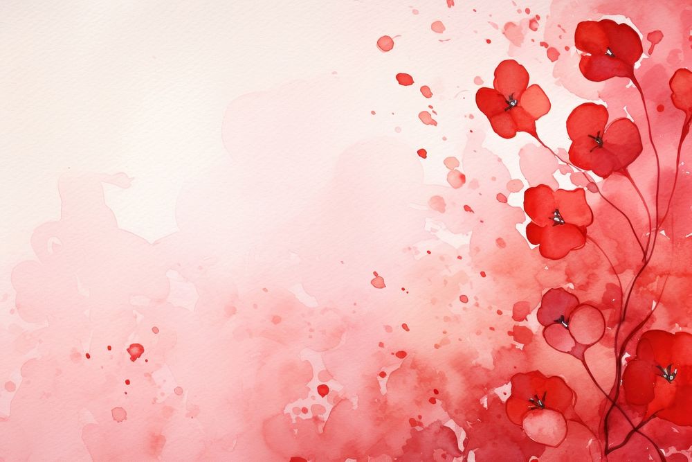 Red aesthetic background flower backgrounds | Free Photo Illustration ...