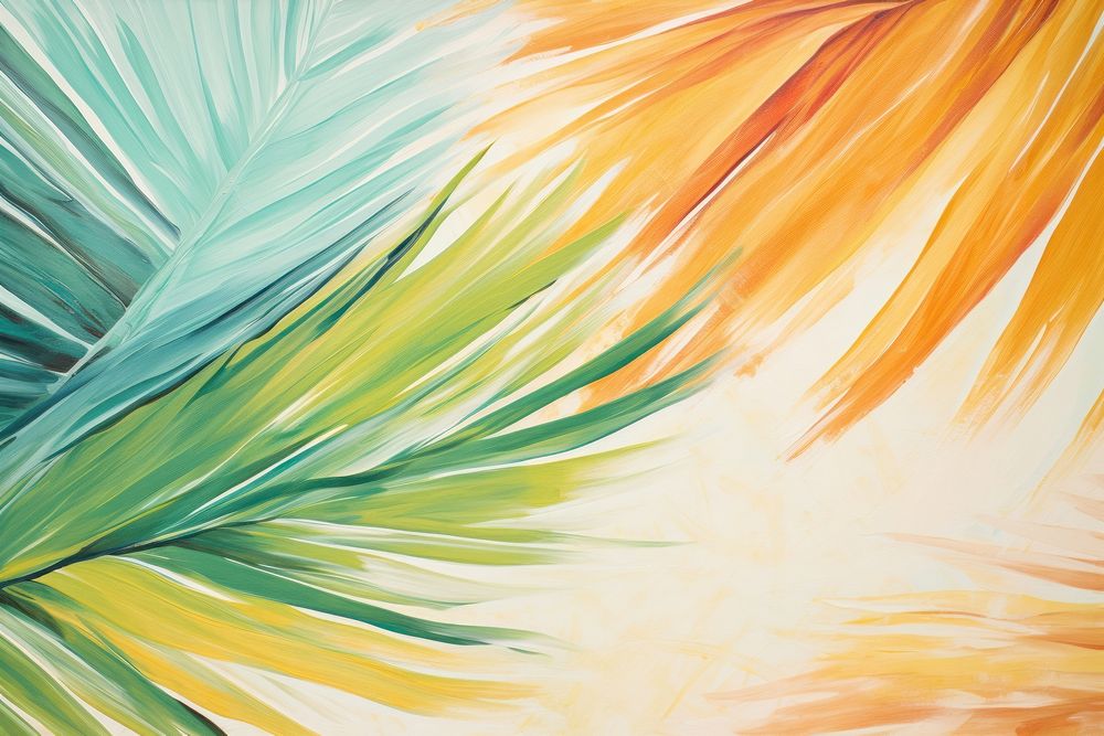 Palm tree backgrounds abstract painting. | Premium Photo Illustration ...