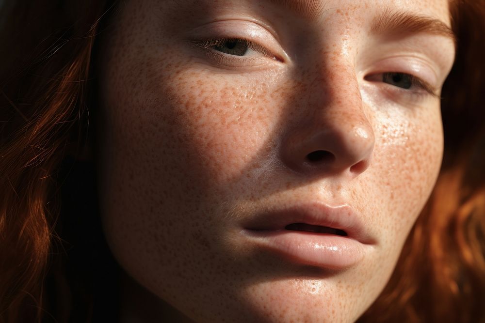 Freckle skin adult women. | Premium Photo - rawpixel