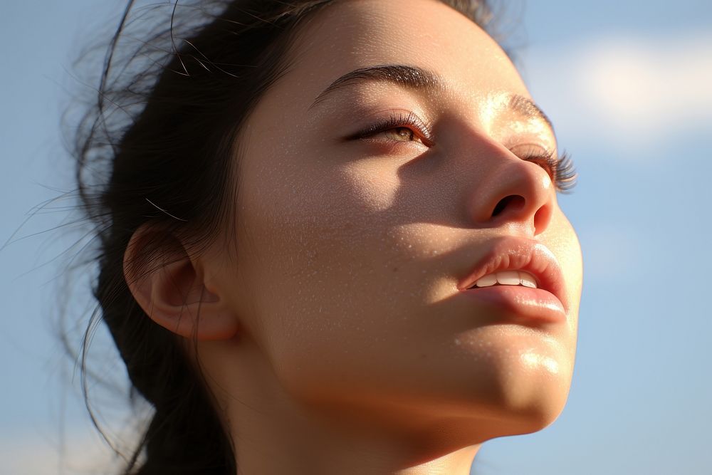 Skin looking adult face. | Free Photo - rawpixel