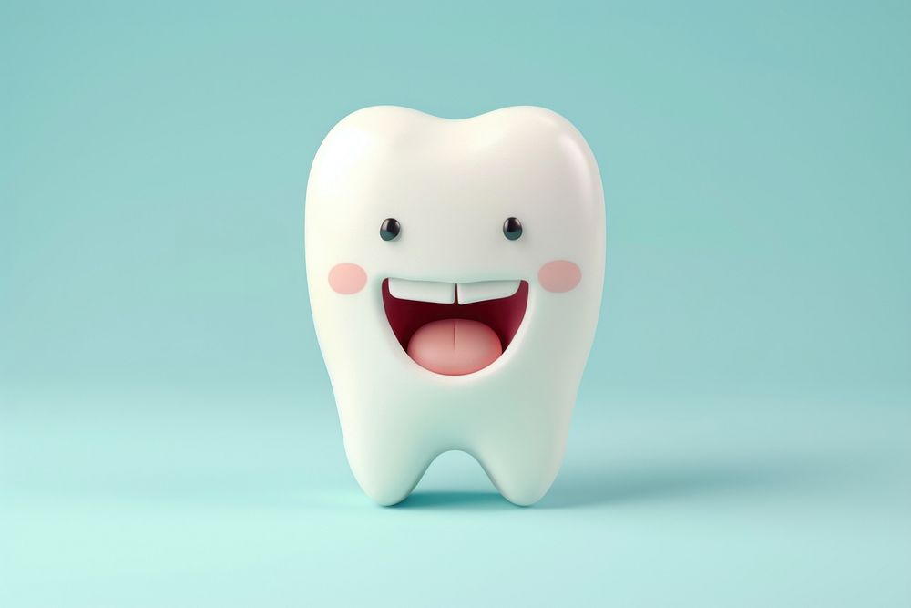Dentist teeth blue representation | Free Photo Illustration - rawpixel