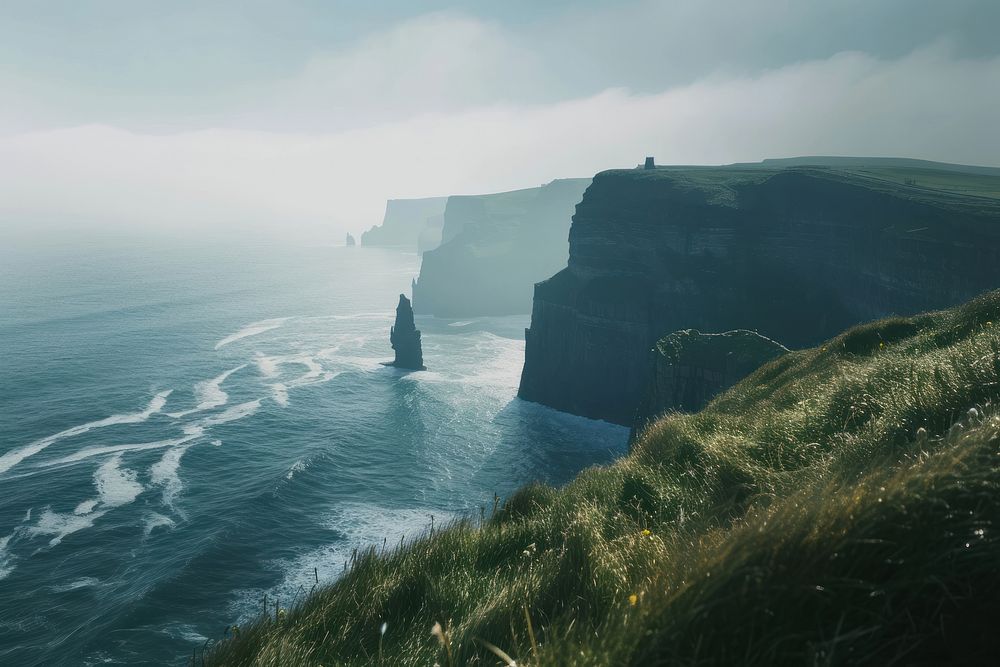 Cliffs moher cliff land outdoors. | Free Photo - rawpixel