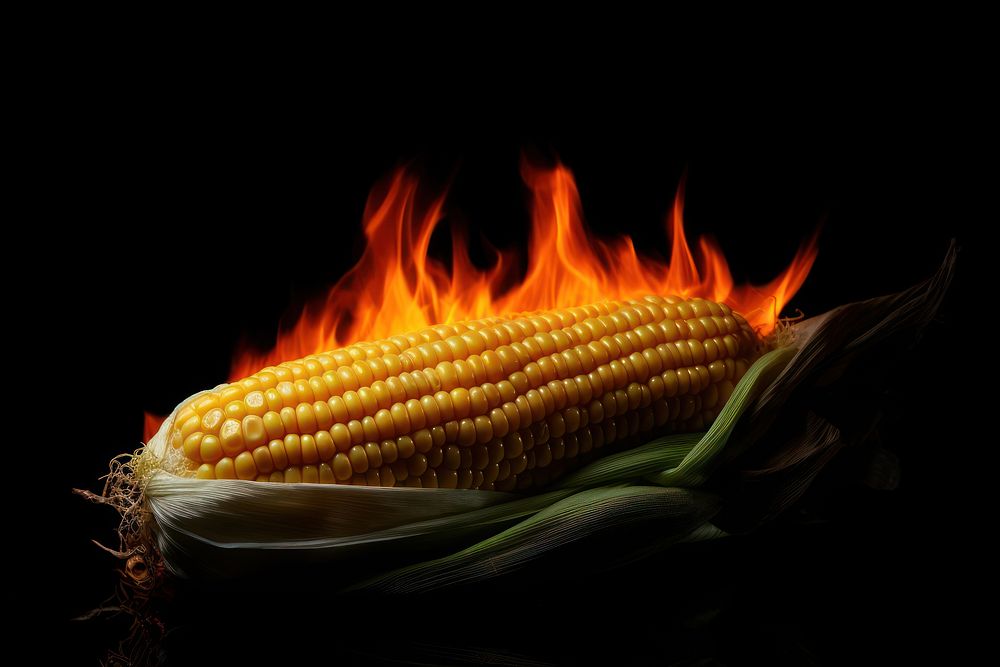 Corn fire plant flame | Free Photo - rawpixel