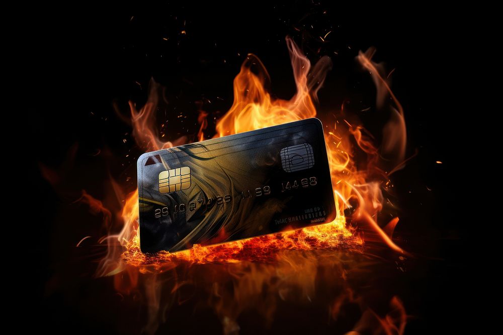 Credit card fire bonfire flame. | Free Photo - rawpixel