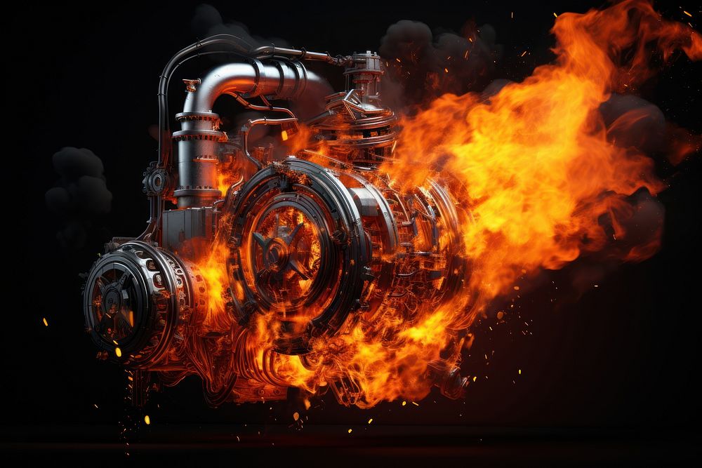 Machine fire bonfire engine. | Premium Photo - rawpixel