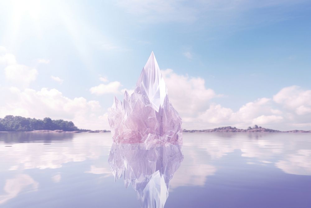 Photography crystal landscape outdoors iceberg. | Premium Photo ...