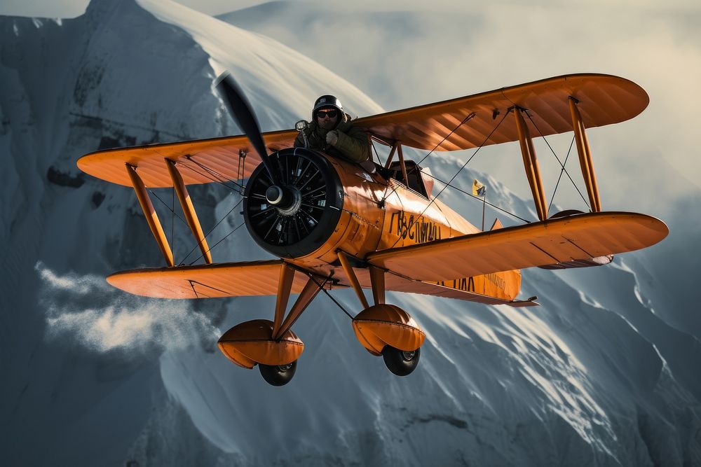 Wing walking aircraft airplane biplane. | Premium Photo - rawpixel