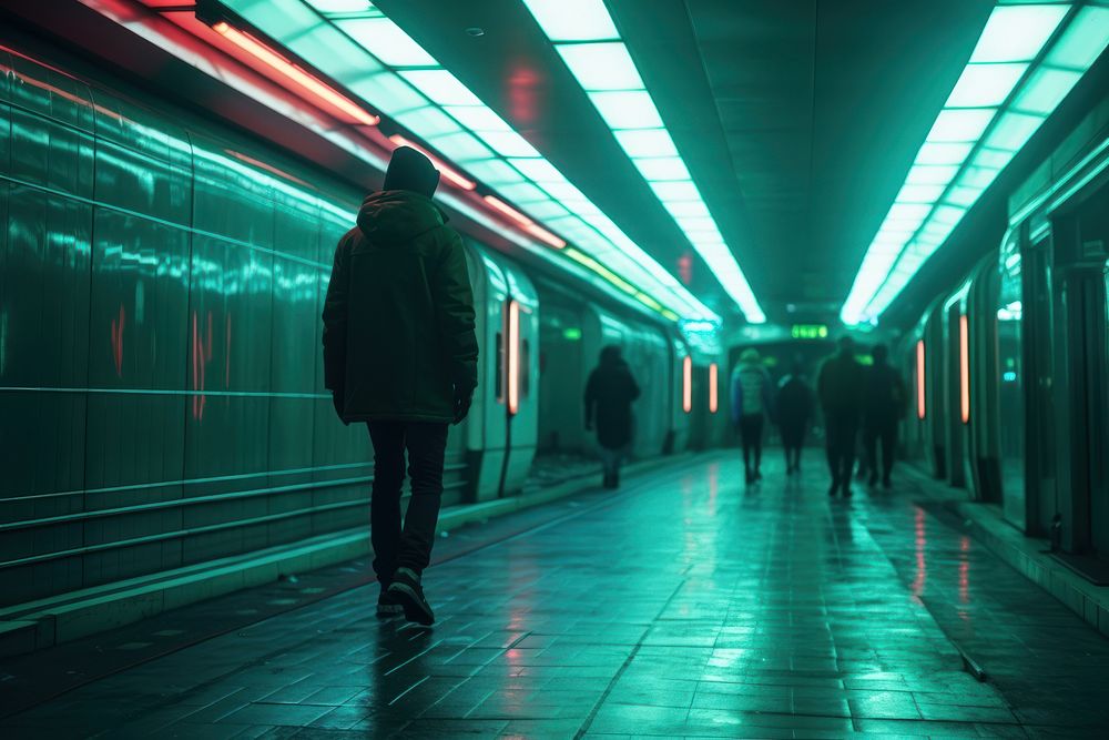 Walking subway street light. | Free Photo - rawpixel