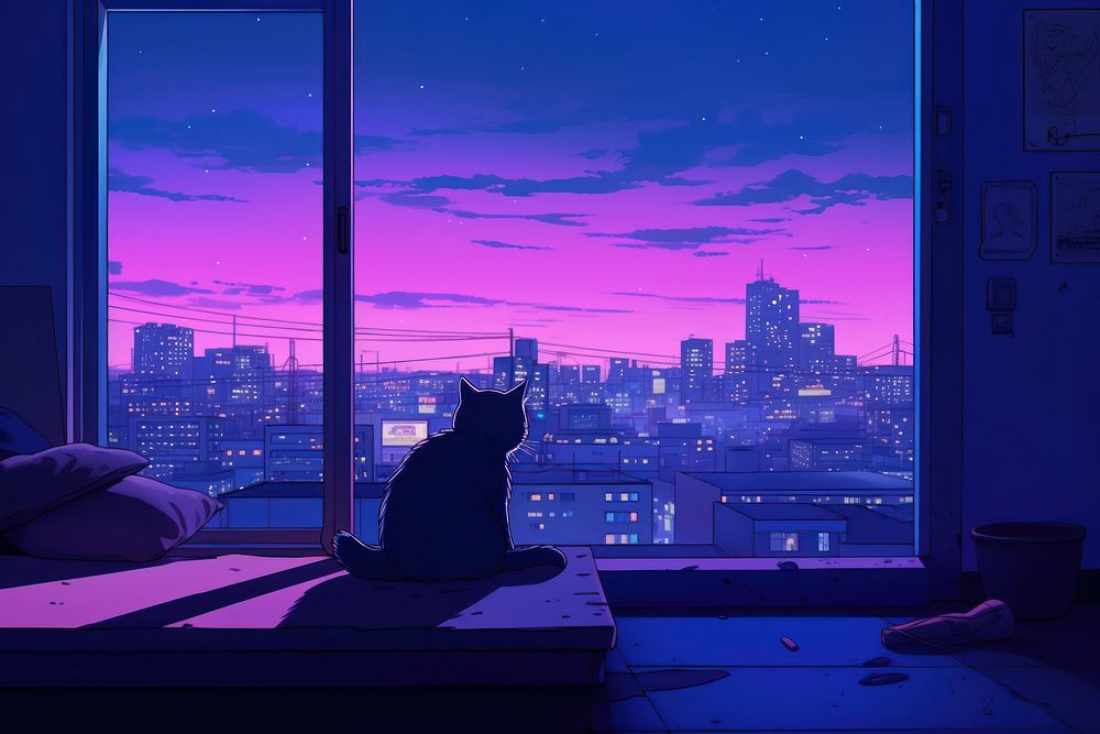 Cat architecture cityscape building. | Premium Photo Illustration ...