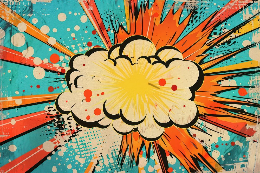 Comic boom effect art backgrounds | Free Photo Illustration - rawpixel