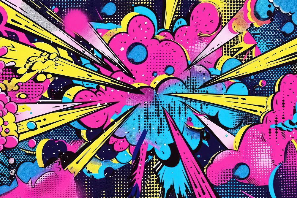 Comic boom effect art backgrounds | Premium Photo Illustration - rawpixel