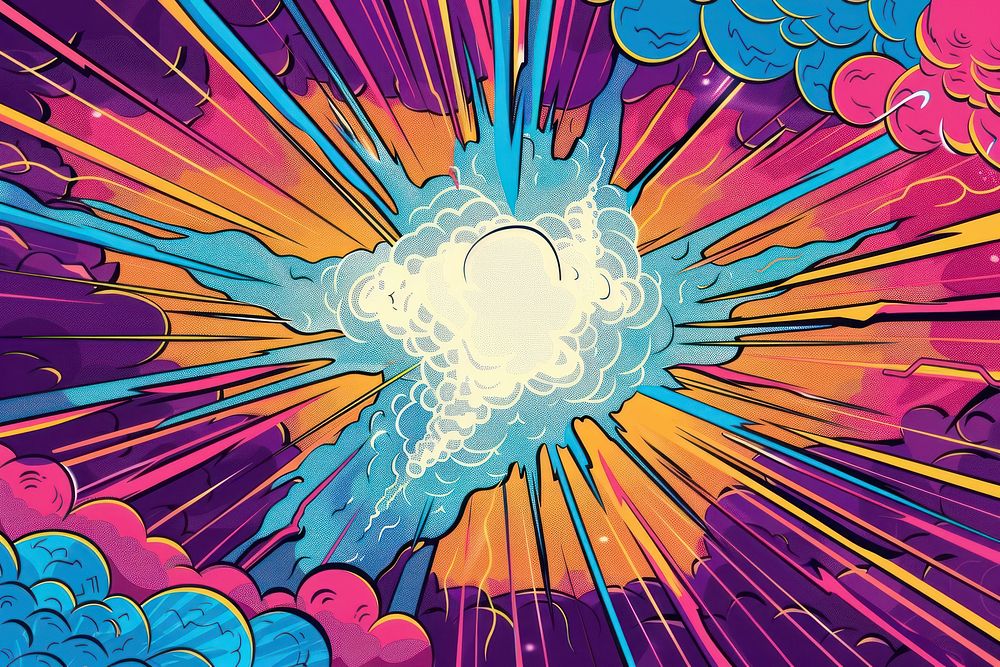 Comic thunder shock effect backgrounds | Free Photo Illustration - rawpixel