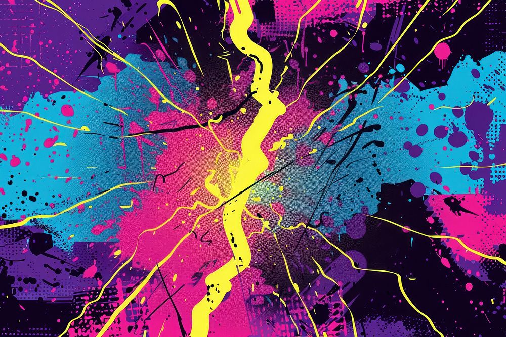 Comic thunder shock effect art | Premium Photo Illustration - rawpixel