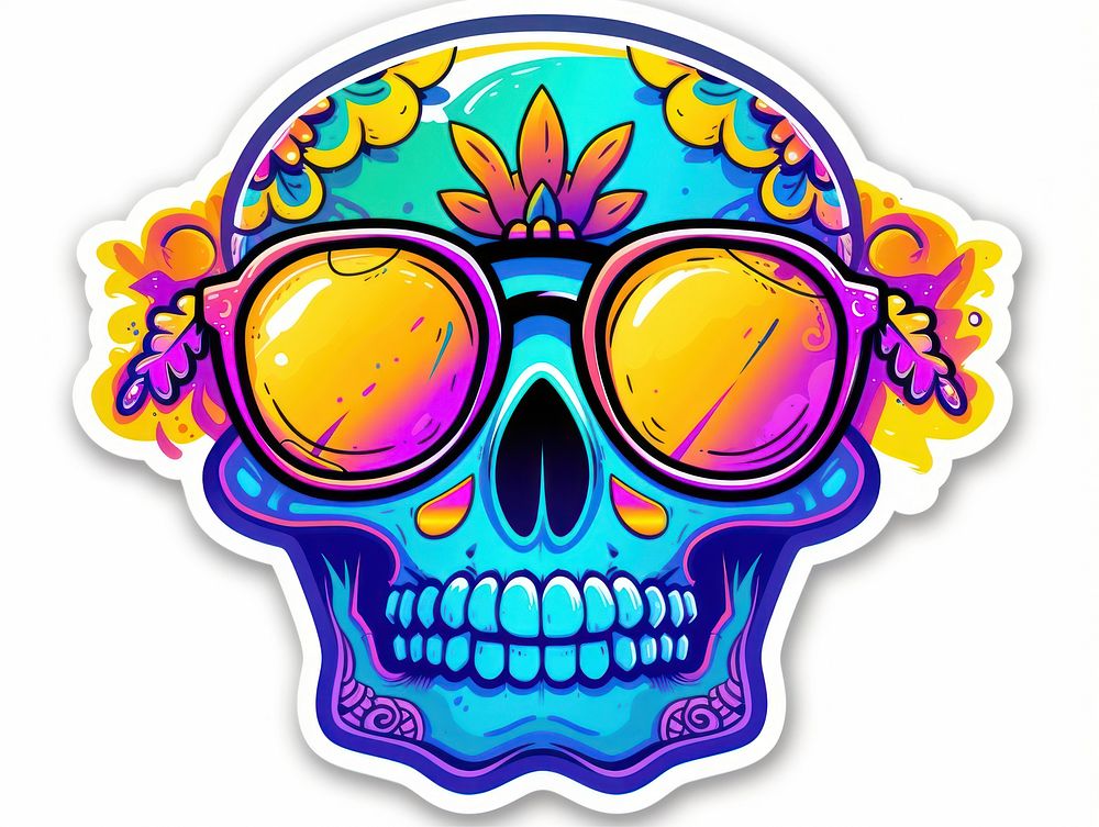 Bigbike sticker skull representation celebration | Free Photo ...