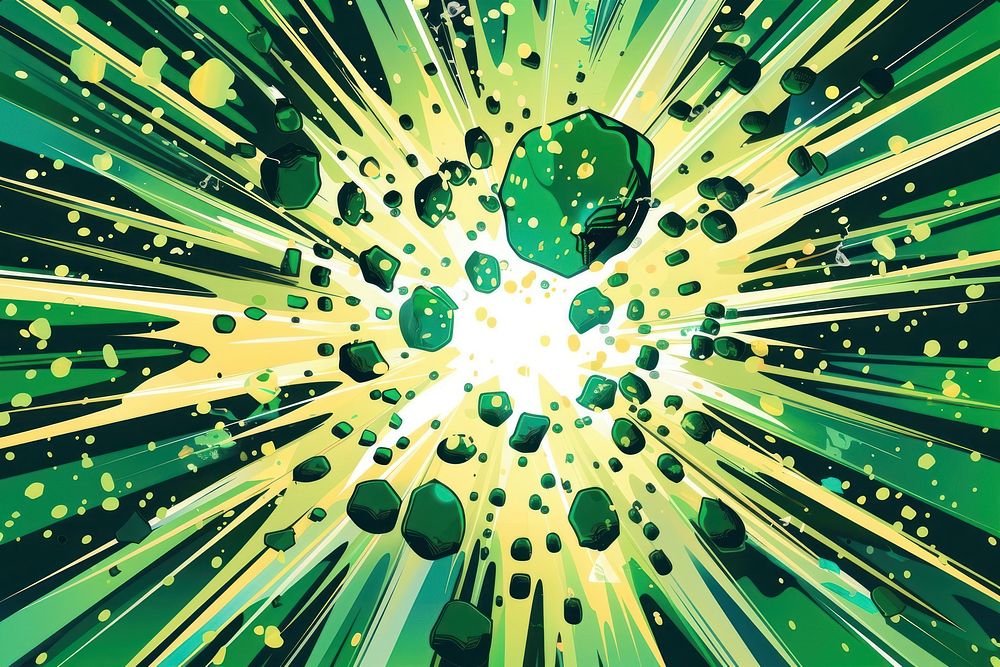 Green burst backgrounds abstract pattern. | Free Photo Illustration ...