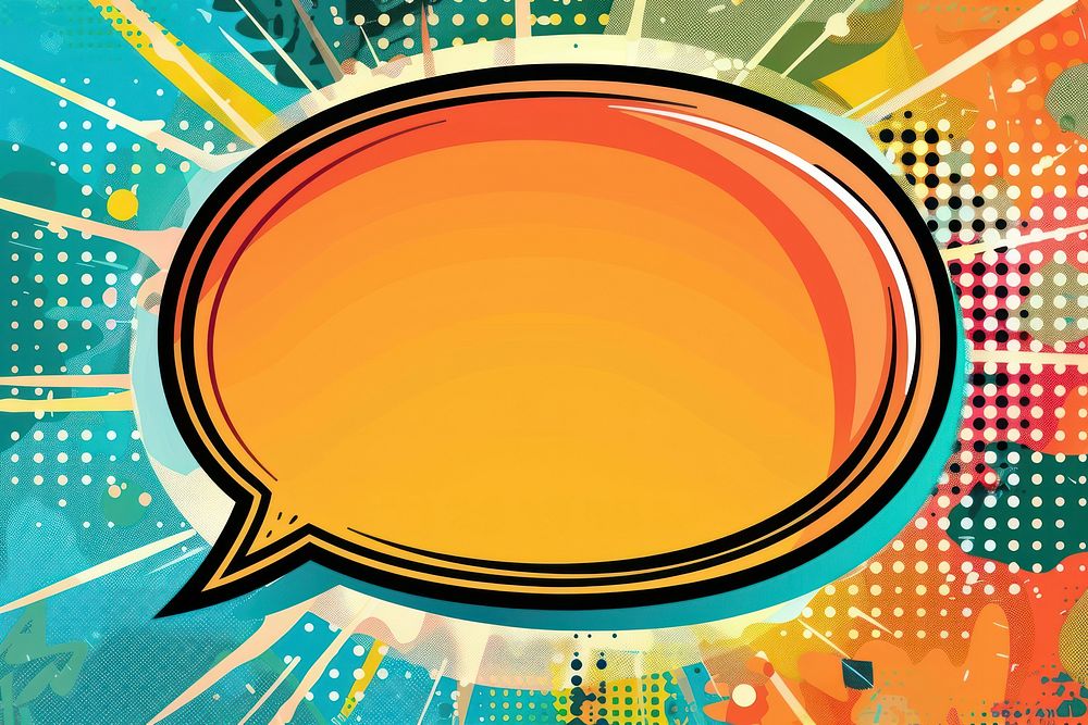 Speech bubble backgrounds abstract art. | Free Photo Illustration ...