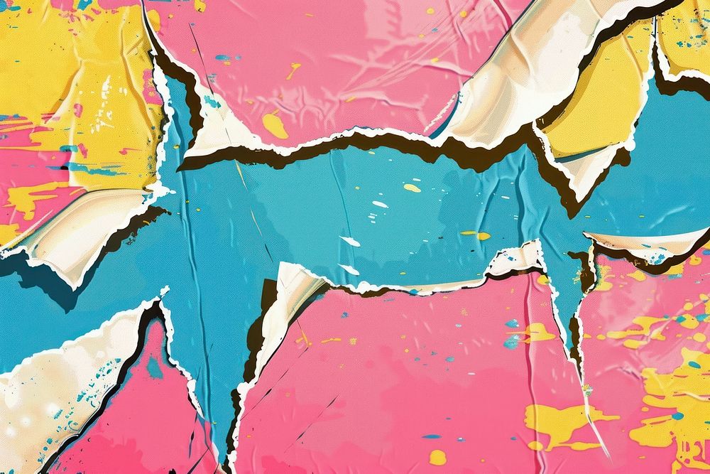 Torn paper art backgrounds abstract. | Premium Photo Illustration ...