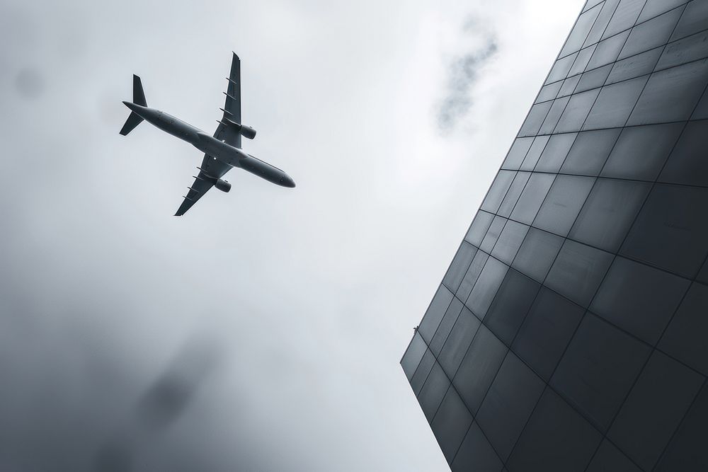 Airplane aircraft airliner building. | Free Photo - rawpixel