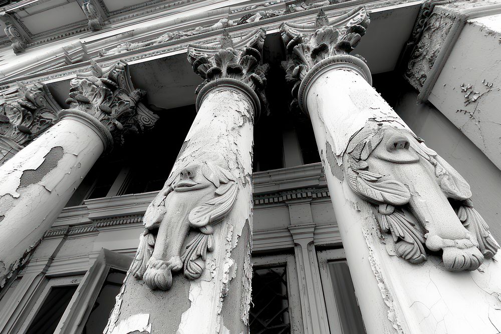 Architecture building column representation. | Free Photo - rawpixel