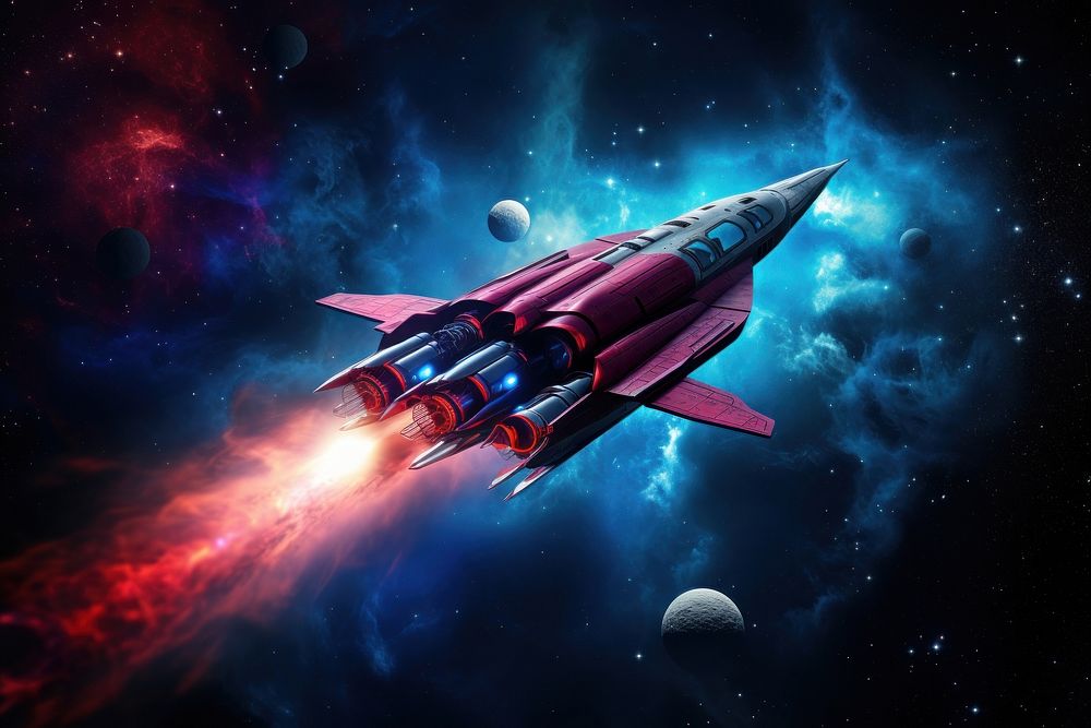 Galaxy spaceship aircraft vehicle galaxy. | Premium Photo - rawpixel