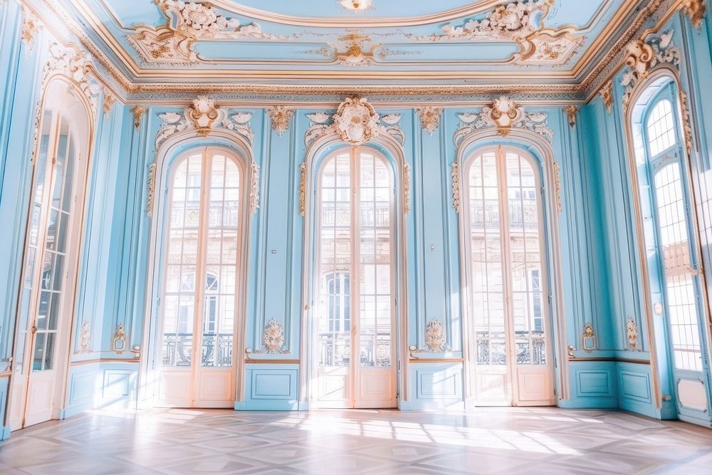 Rococo interior design architecture building | Free Photo - rawpixel