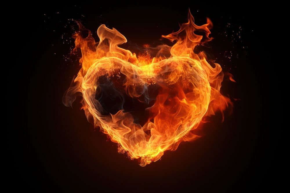 Heart fire backgrounds pattern illuminated. | Free Photo - rawpixel