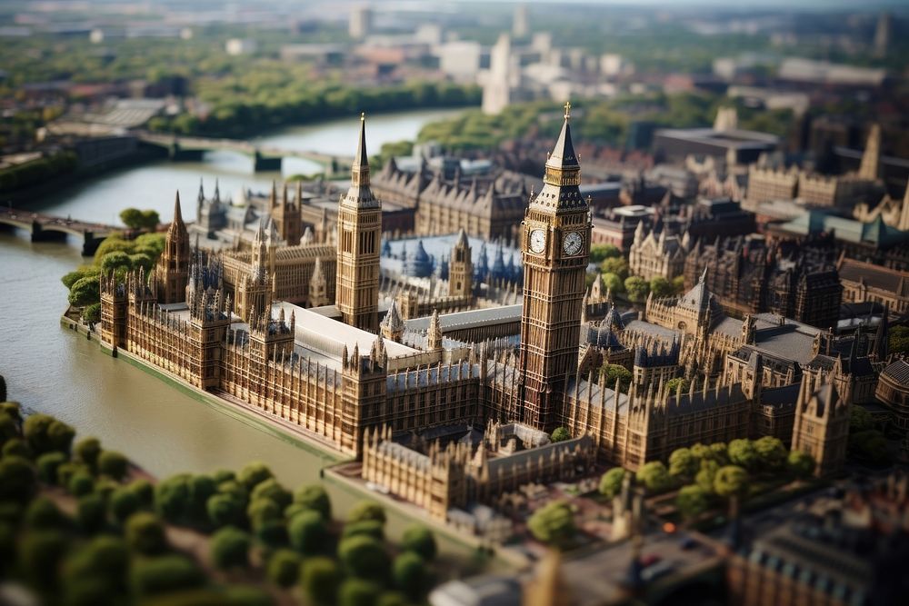 London architecture tilt-shift building. | Premium Photo - rawpixel