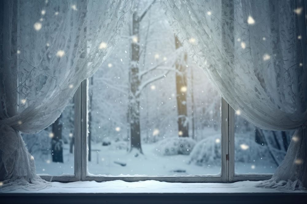 Window winter view window snow | Premium Photo - rawpixel