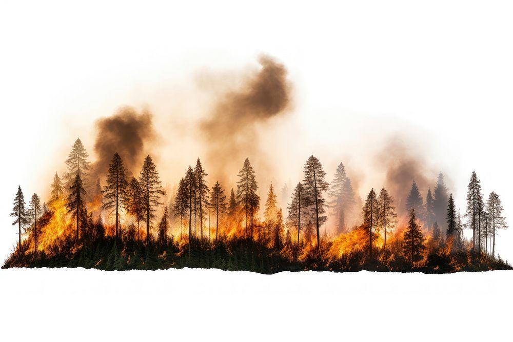 Forest fire burning landscape plant | Premium Photo Illustration - rawpixel