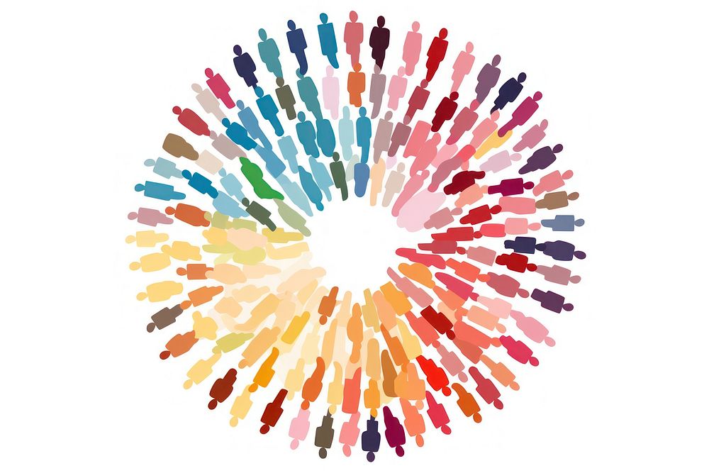 Community people backgrounds abstract circle. | Free Photo Illustration ...