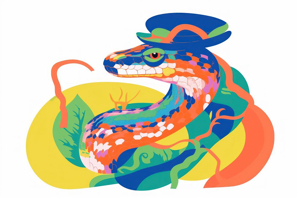 Snake animal art representation. | Premium Photo Illustration - rawpixel