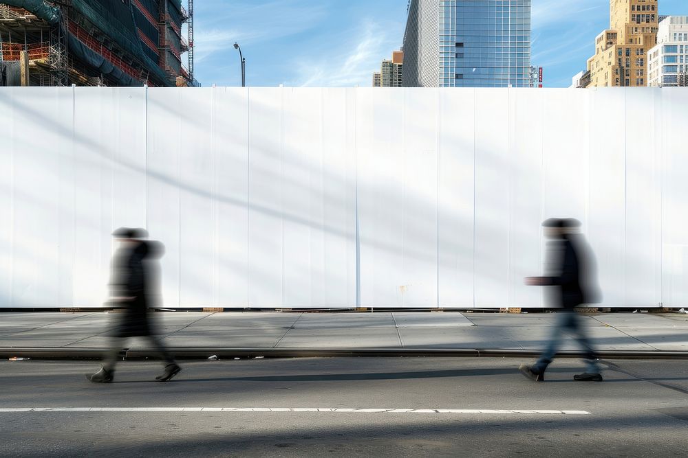 Exterior construction hoarding city walking | Free Photo - rawpixel