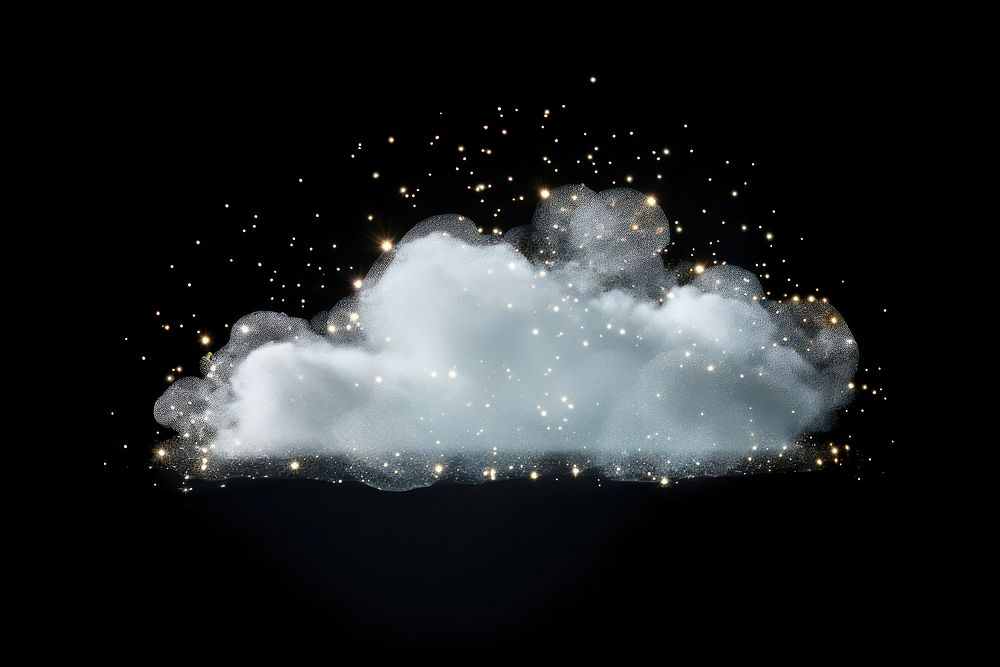 Cloud sparkle nature night black | Premium Photo Illustration - rawpixel