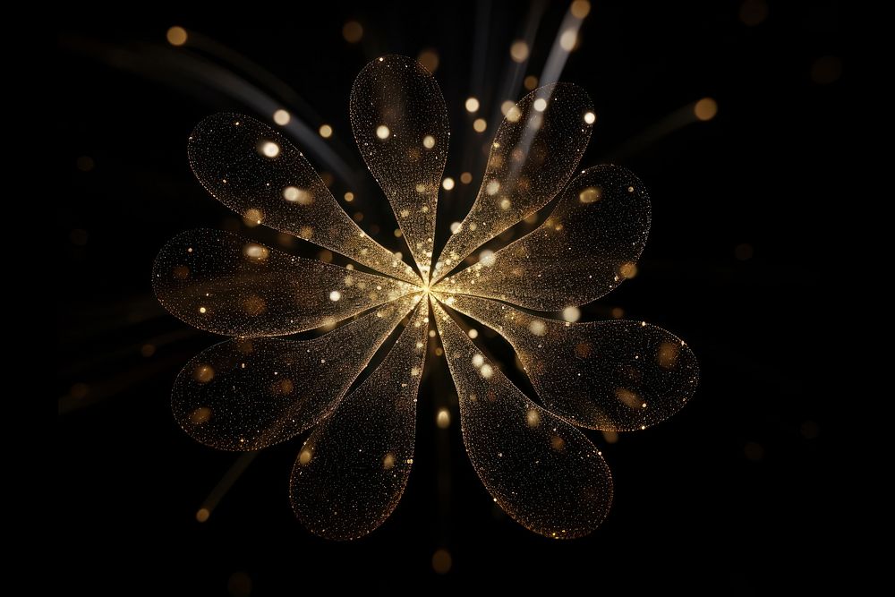 Flower particle shaped sparkle light | Free Photo - rawpixel
