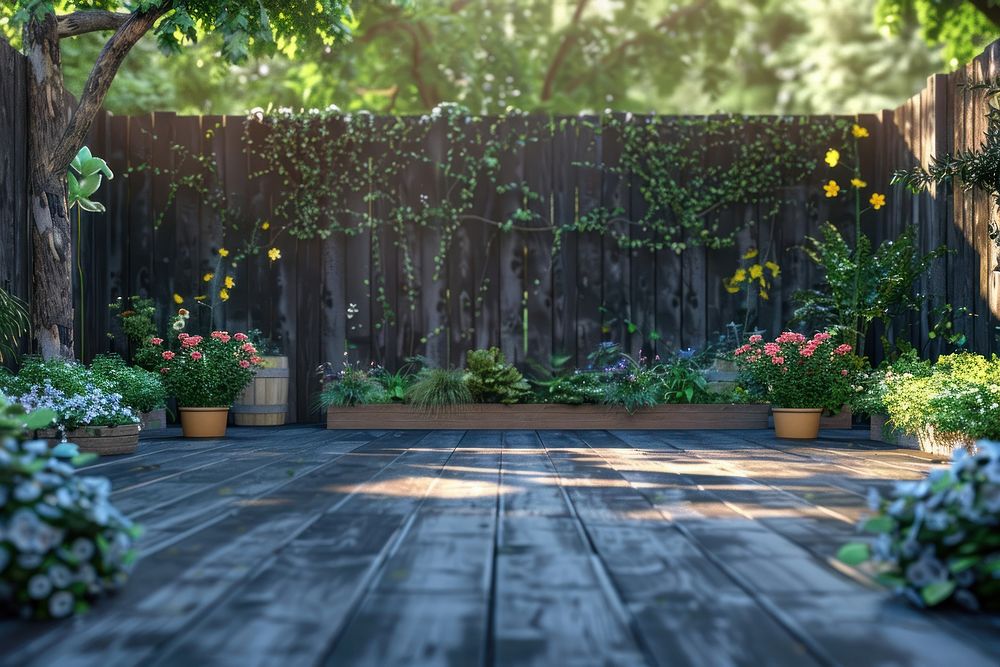 Empty backyard stage architecture outdoors | Premium Photo - rawpixel