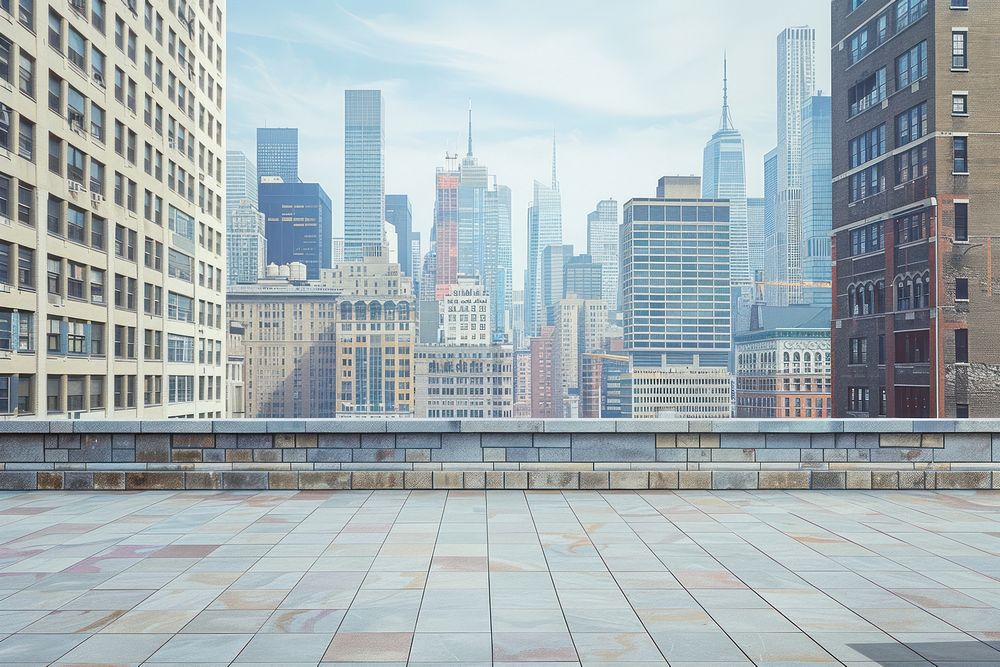 Empty cityscape stage architecture metropolis | Free Photo - rawpixel