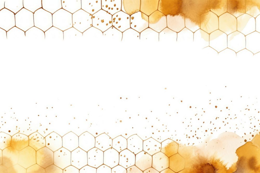 Honey comb border frame backgrounds | Premium Photo Illustration - rawpixel