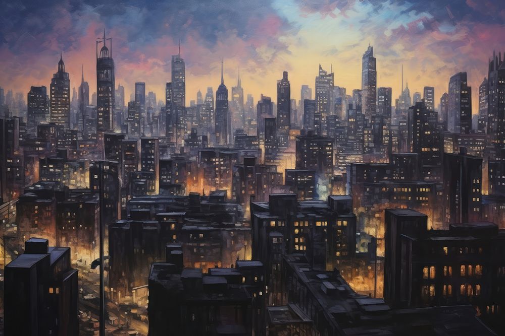 Cityscape architecture metropolis building | Free Photo Illustration ...