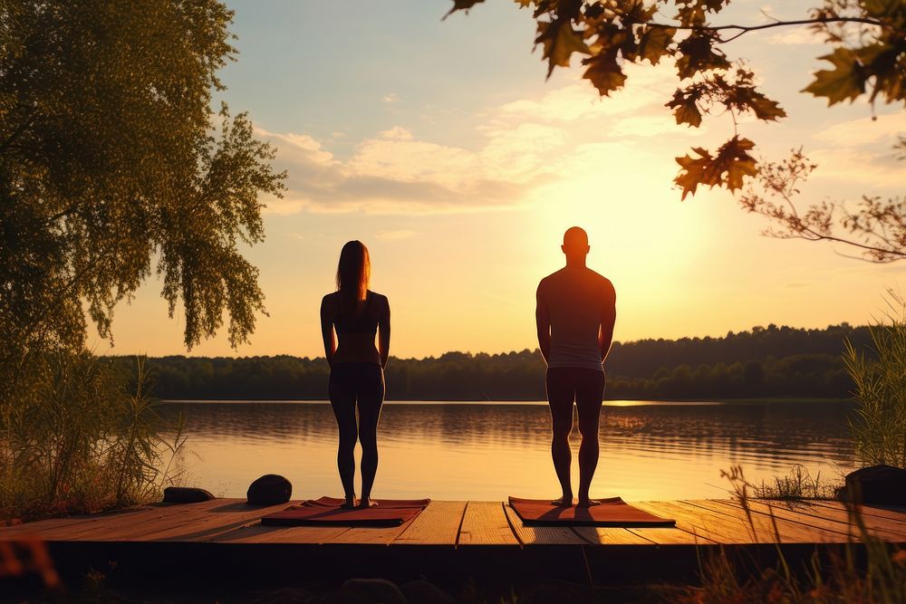 Yoga mat outdoors nature day. | Premium Photo - rawpixel