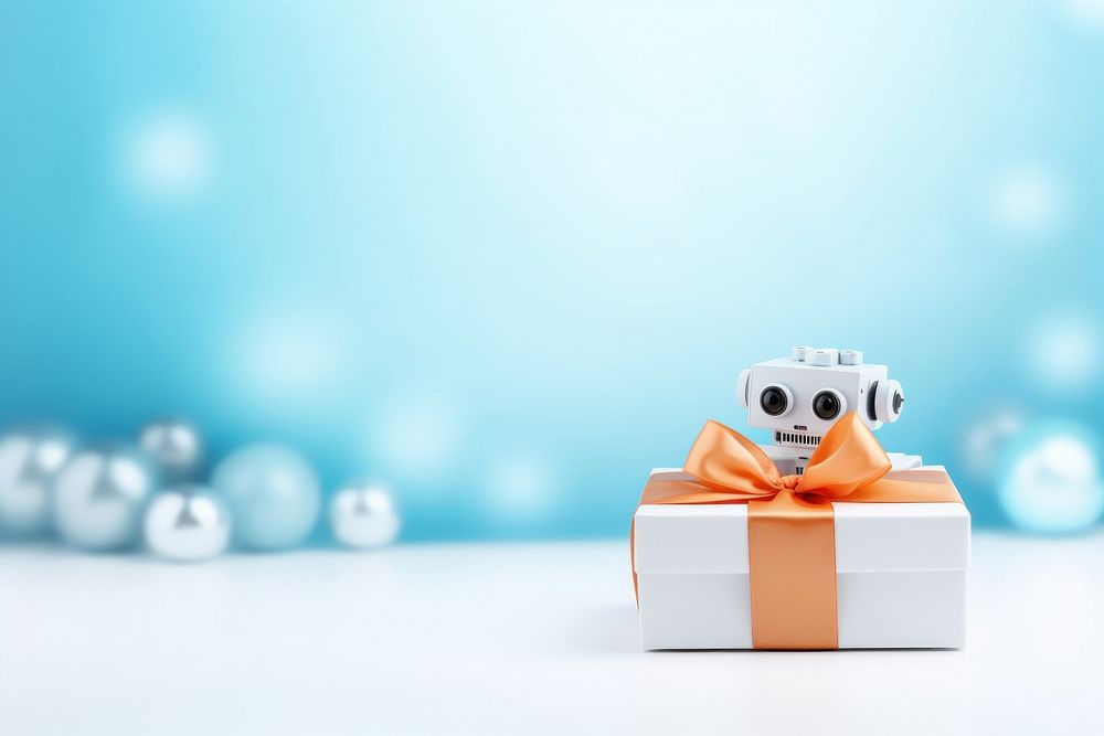 Robot gift representation celebration. | Premium Photo - rawpixel