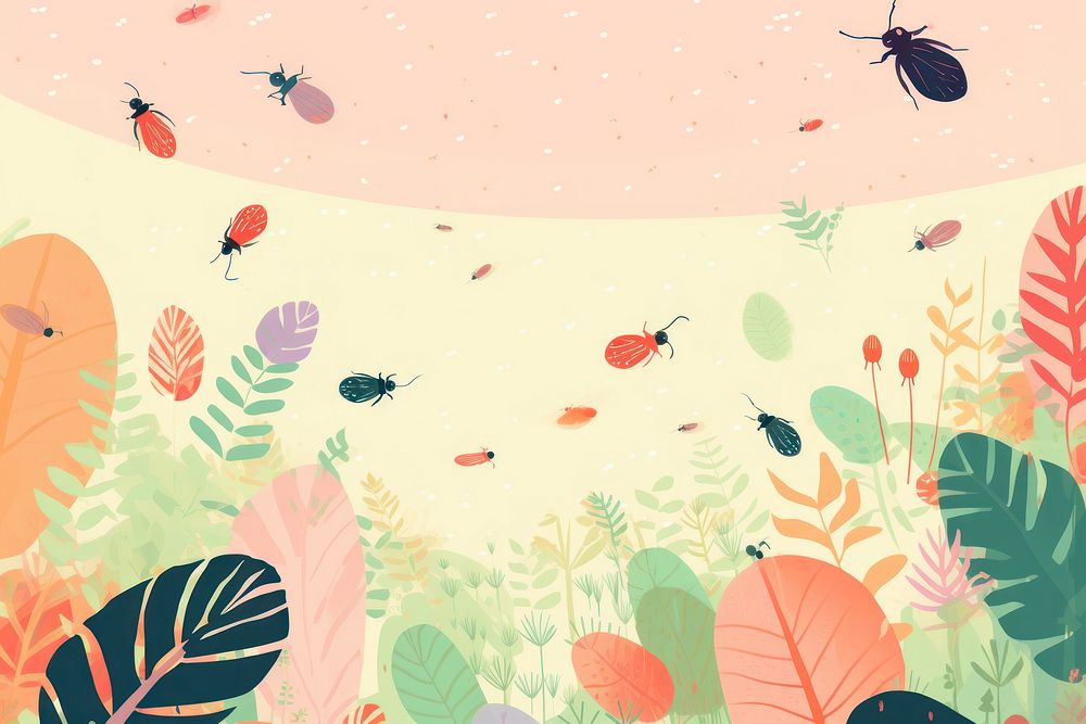Insects backgrounds outdoors pattern. | Premium Photo Illustration ...