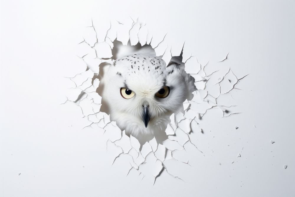 Torn strip owl paper animal | Free Photo - rawpixel