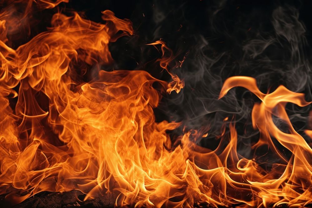 Burned flames backgrounds bonfire black | Premium Photo - rawpixel