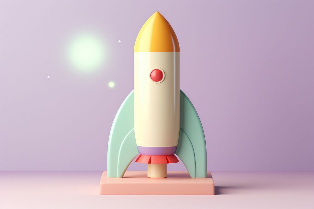 Rainbow color rocket missile transportation | Premium Photo ...