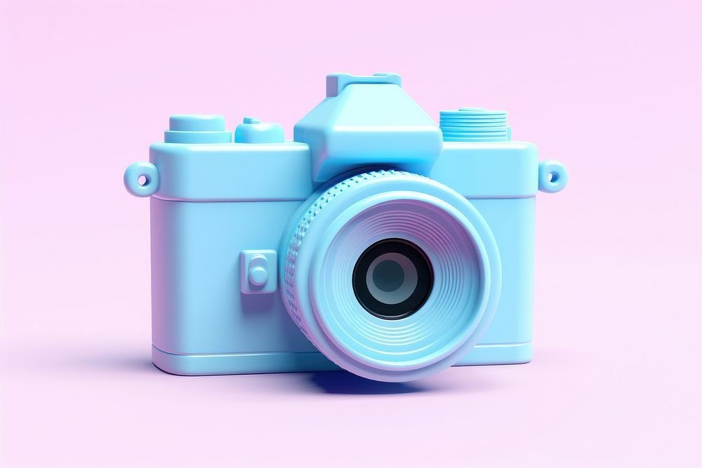 Blue camera photographing electronics technology. | Premium Photo ...