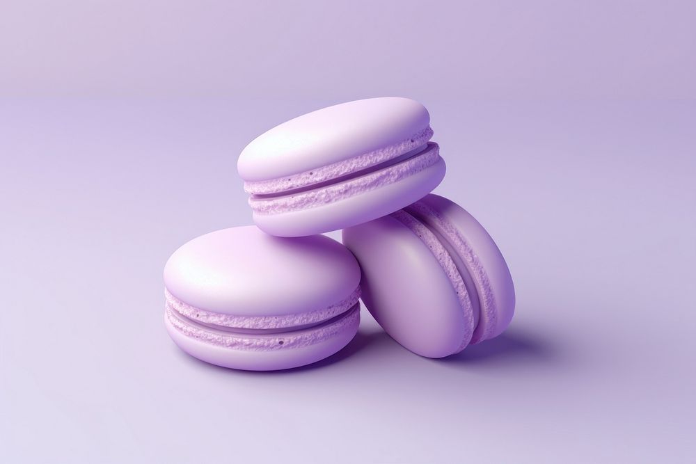 Purple macarons food confectionery freshness. | Free Photo Illustration ...