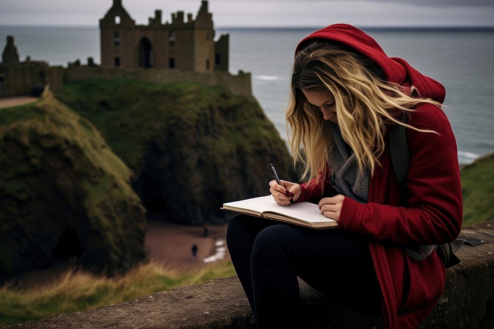 Student sitting castle adult. | Premium Photo - rawpixel